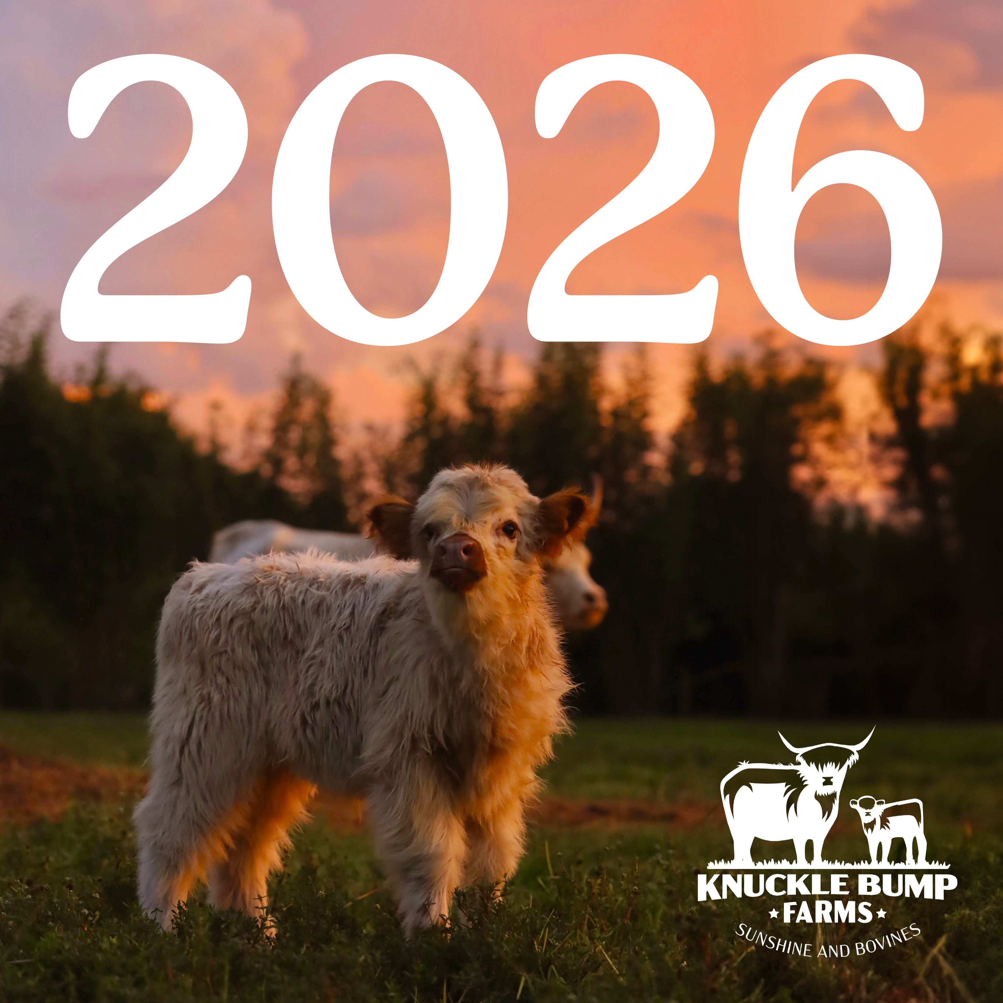 Knuckle Bump Crew 2026 Calendar – Knuckle Bump Farms